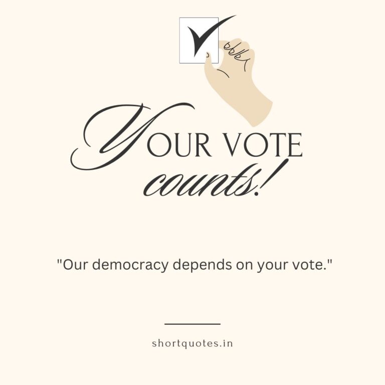201+ Powerful Vote Quotes in English One Line at a Time - Short Quotes